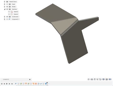 Oblique Edge For Metal Sheet 90 Degree Bend Autodesk Community