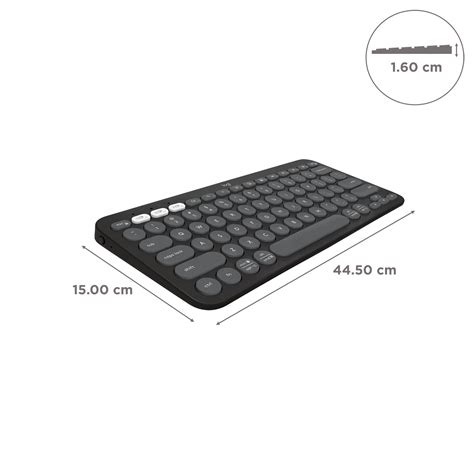 Buy Logitech Pebble Keys 2 Bluetooth Wireless Keyboard With Multi Device Pairing 10