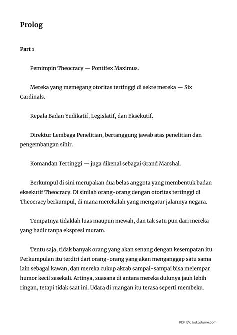 Bakadame Momonga Volume 15 Prolog Part 1 Prolog Part 1 Pemimpin