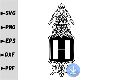 Monogram Letter H Monogram Svg Graphic By Jada Boutique Design · Creative Fabrica