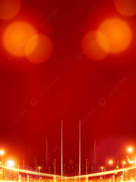 Red City Dream Background Design Dream Red Festive Background Image