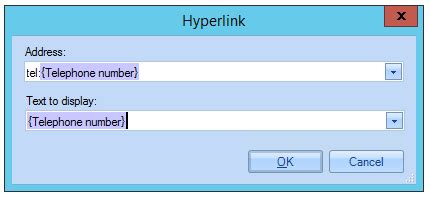 Creating Clickable Telephone Numbers Exclaimer Knowledge Base