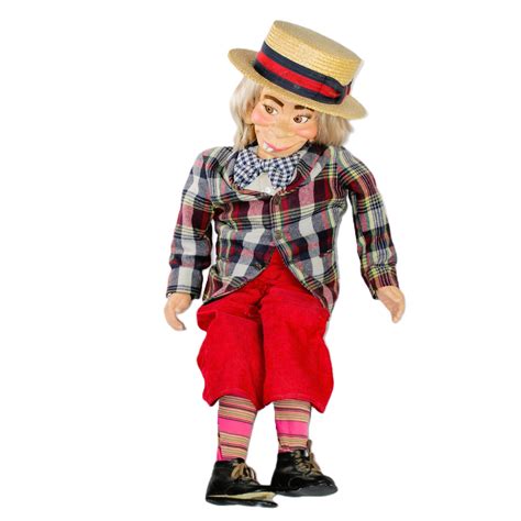 1950s Professional Mortimer Snerd Ventriloquist Dummy Doll