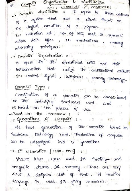 Solution Unit 1 Structure Of Computers 1 Studypool