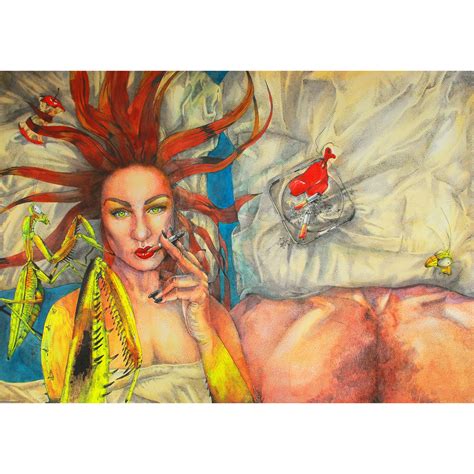 Купить картину Cigarettes After Sex в Москве от художника Волощук Ксения