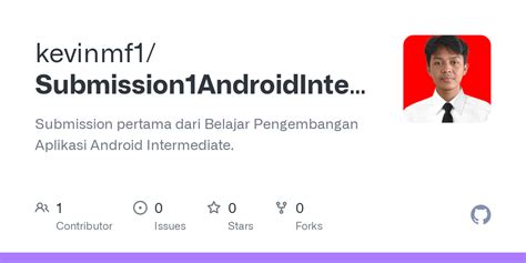 Github Kevinmf1submission1androidintermediate Submission Pertama