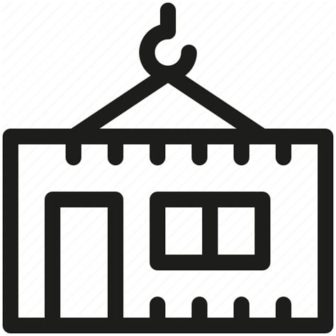 Modular Buildings Prefabricated Prefab Home House Building Icon