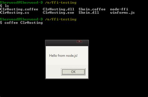 64 Bit Nodejs Winforms Rjavascript