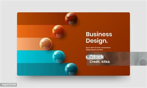 간단한 현실적인 구체 엽서 레이아웃 화려한 플래 카드 디자인 벡터 템플릿입니다 0명에 대한 스톡 벡터 아트 및 기타 이미지 0명 개념 개성 개념 Istock