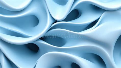 Abstract Blue Waves Create A Soothing Fluid Pattern Ai Stock Image Image Of Tranquility