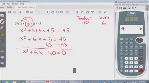 Chapter 13 Problem 39 Youtube