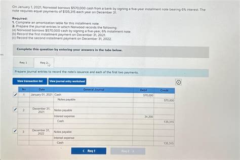 Solved Problem 10 5A Algo Installment Notes LO C1 On J