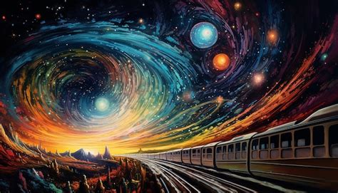 Premium Ai Image Hyperspace Interstellar Travel Through The Stars