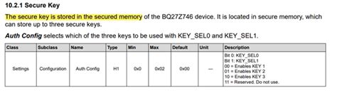 Bq27z746 Secure Key Sha 256 Authentication Power Management Forum