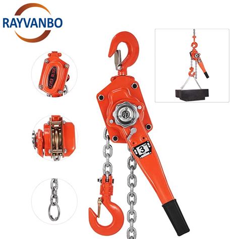 0 5t A Type Lever Hoist 500kg Manual Lifting Chain Hoist Lever Block Build Construction Hoist