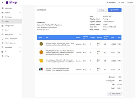 Ishop Ecommerce Pwa Multivendor Ecommerce Cms Laravel And Vue By Webzed