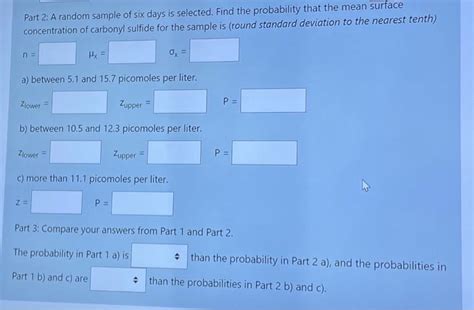 Solved Part 1 The Daily Surface Concentration Of Carbonyl