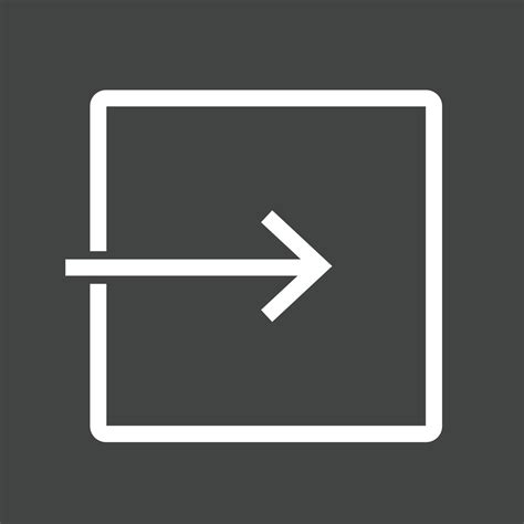 exit to app line inverted icon 11945806 vector art at vecteezy