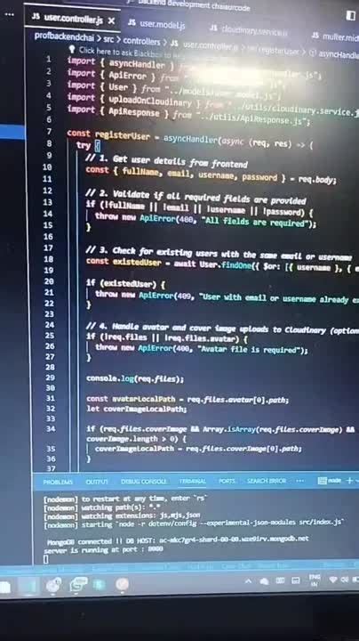 Backenddevelopment Mongoose Cloudinaryintegration Arya Agasti