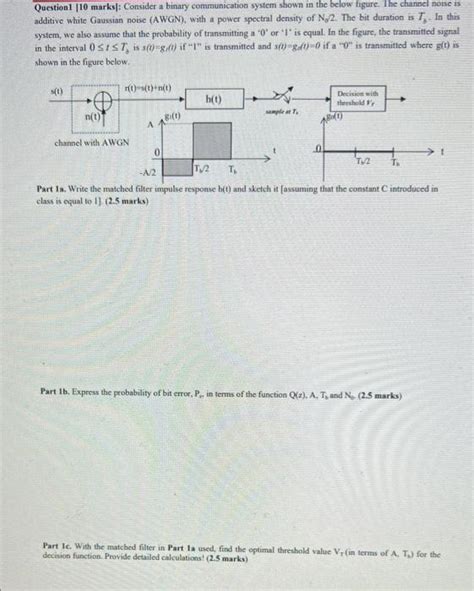 solved question 1 10 marks] consider a binary