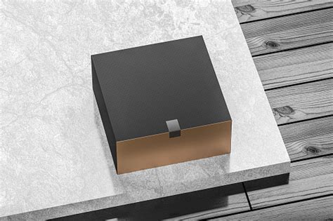 브랜딩과 아이덴티티를 위한 블랙 및 골드 골판지 보석 기프트 박스 모형 고립 0명에 대한 스톡 사진 및 기타 이미지 0명 공란 금 금속 Istock