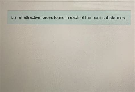 Solved Part B O Check All That Apply Ionic Attractions W