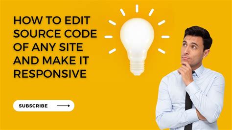 Edit Source Code Of Any Website Youtube