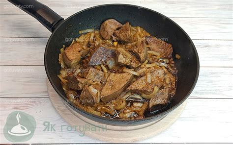 Як смажити свинячу печінку рецепт з фото