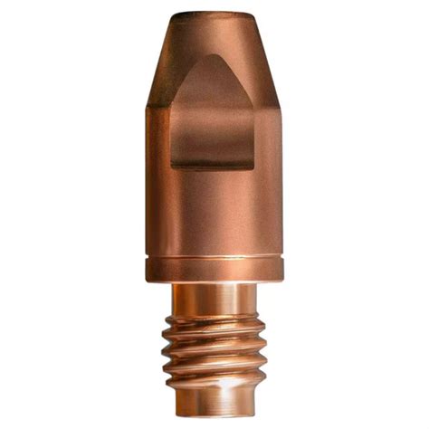 Сварочный наконечник с резьбой М8 для проволоки диаметром 1 2 мм Длина 30 мм Материал E Cu