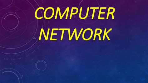 Solution Introduction Of Computer Network Types Of Computer Network