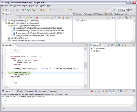 Debugging Gnatbench For Eclipse User S Guide W Documentation