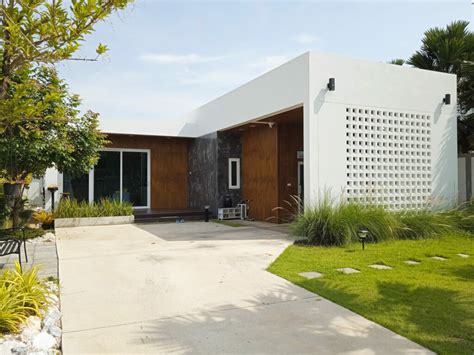 จากแบบบ้าน สูู่สร้างบ้านจริง บ้านชั้นเดียวสไตล์โมเดิร์น มินิมอล โปร่งโล่ง และประหยัดพลังงาน