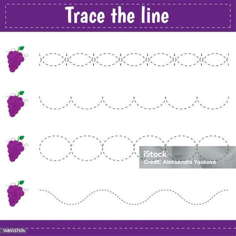 Fiche De Pratique De Lécriture Manuscrite Jeu Éducatif Pour Enfants Feuille De Travail
