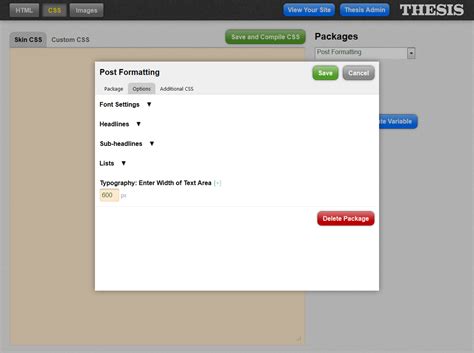 The Thesis 20 Framework For Wordpress A First Look