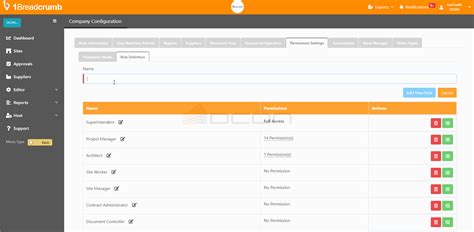 Assign Role Based Permissions