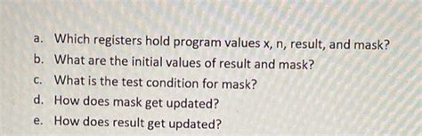 Solved 10 Marks Translating Assembly Code Into C Code
