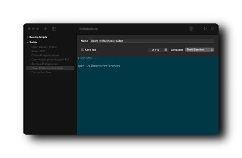 Scriptarious Basic Macos App To Create Edit And Launch Shell Scripts From The Menu Bar Rmacapps