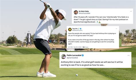 Anthony Kim Twitter Reacts To Liv Golf Comeback