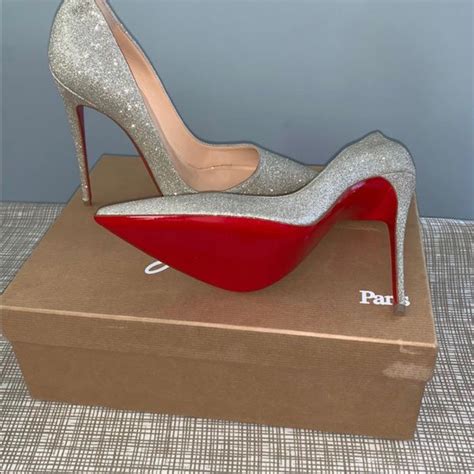 Silver High Heels Red Bottoms At Tarah Gordon Blog