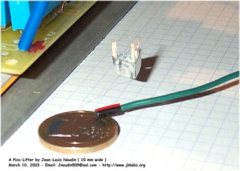The Pico Lifter Towards A High Density Cellular Structure By Jean