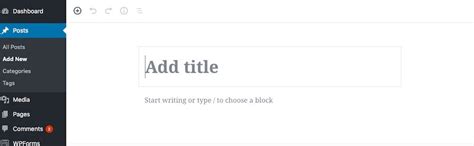 How To Create A Post Or Page With Wordpress Block Editor Slightly Sorted