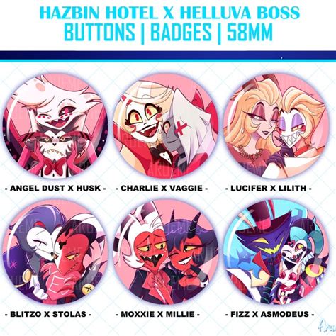 Asmodeus Hazbin Hotel Etsy