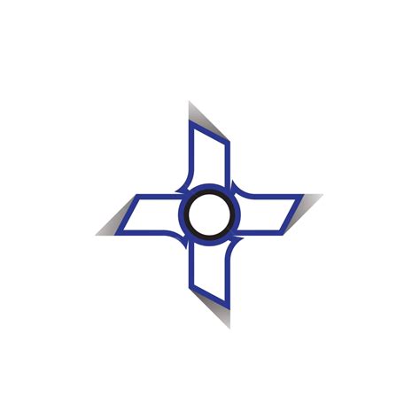 Ninja Weapons Vector Logo Flash Dagger Knife Vector Flash Dagger
