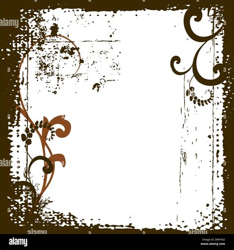 Background With Florals 2d Vector Illustration Stock Vector Image And Art Alamy