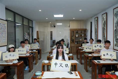 共享琴茶书诗花，高校留学生欢庆“国际中文日” 三湘都市报