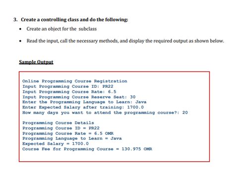Solved B Write A Java Program That Includes The Following