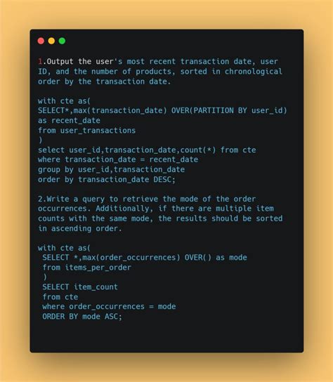 Hello Data Fam Today Im Come Up With Sql Practice Questions From