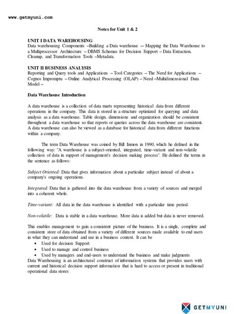 data warehousing pdf data warehouse databases