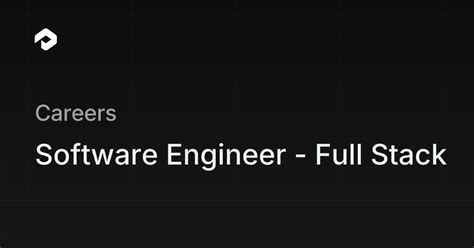 Software Engineer Full Stack