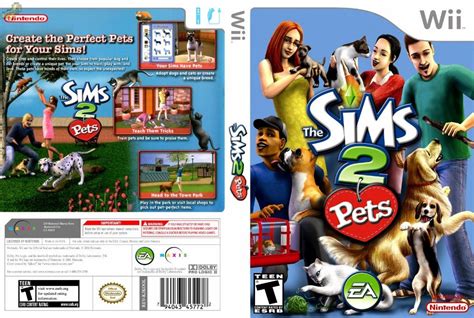 The Sims 2 Pets Pal Wii Full Wii Covers Cover Century Over 1000